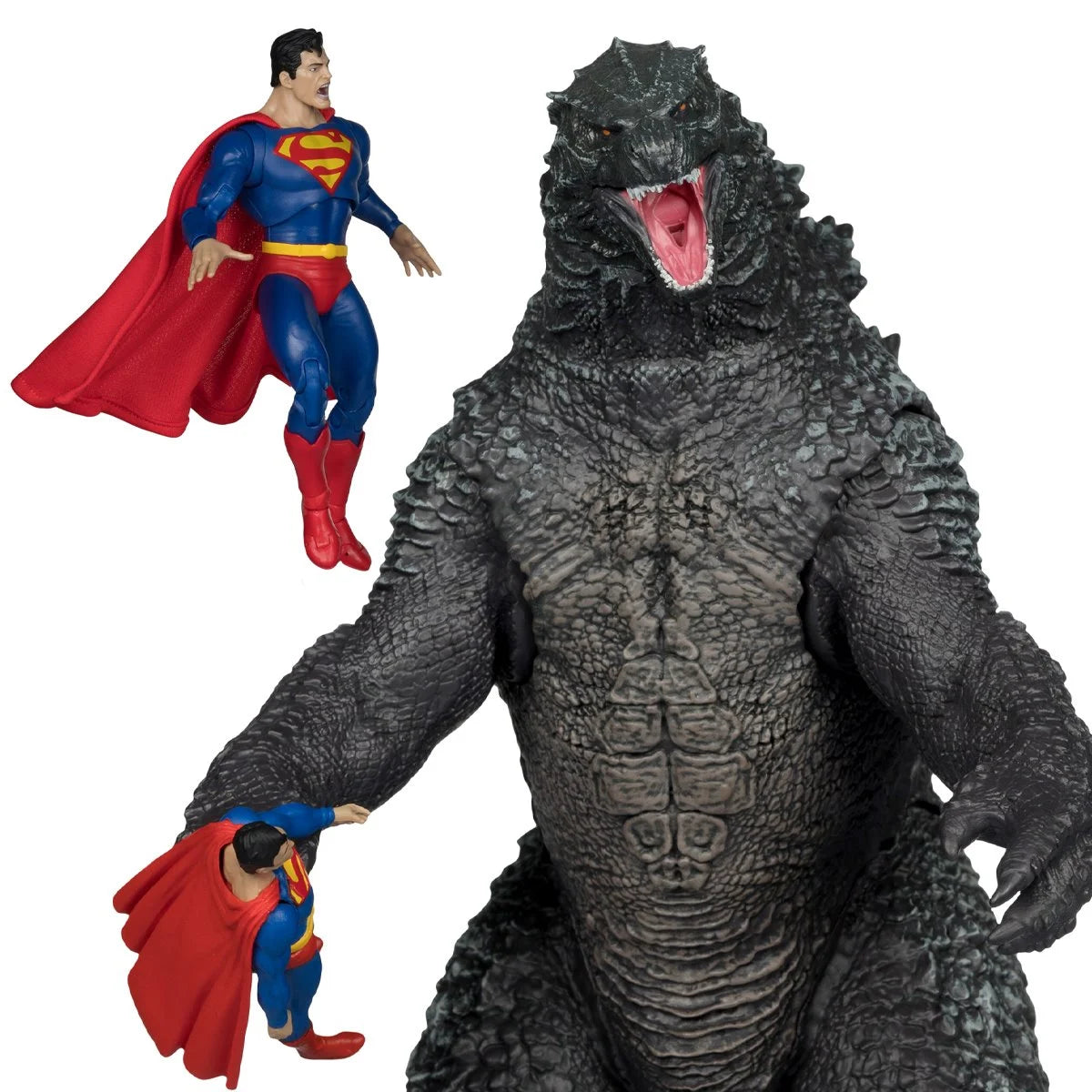 McFarlane Toys DC Multiverse Superman vs Godzilla Megafig 2-Pack ...