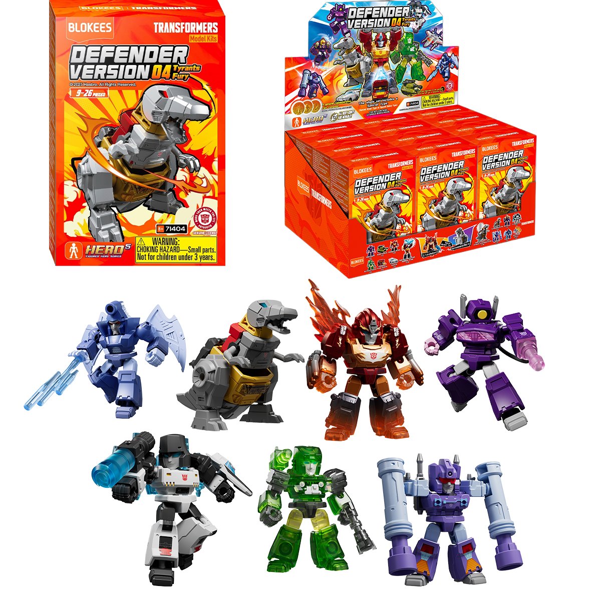 Blokees Transformers Defender Version 4 Tyrants Fury Blind Box ...