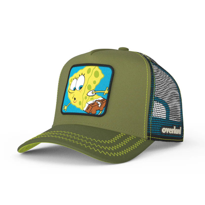 Overlord Caps X Spongebob Squarepants: Ripped Pants Trucker Cap ...
