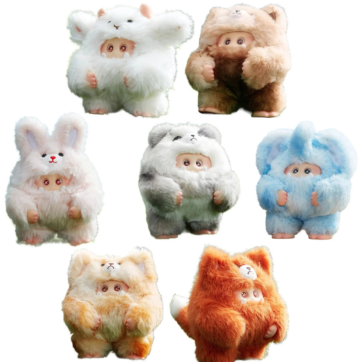Ohku Giggle Monster Furry Forest Series Blind Box – RedFive Toys and ...